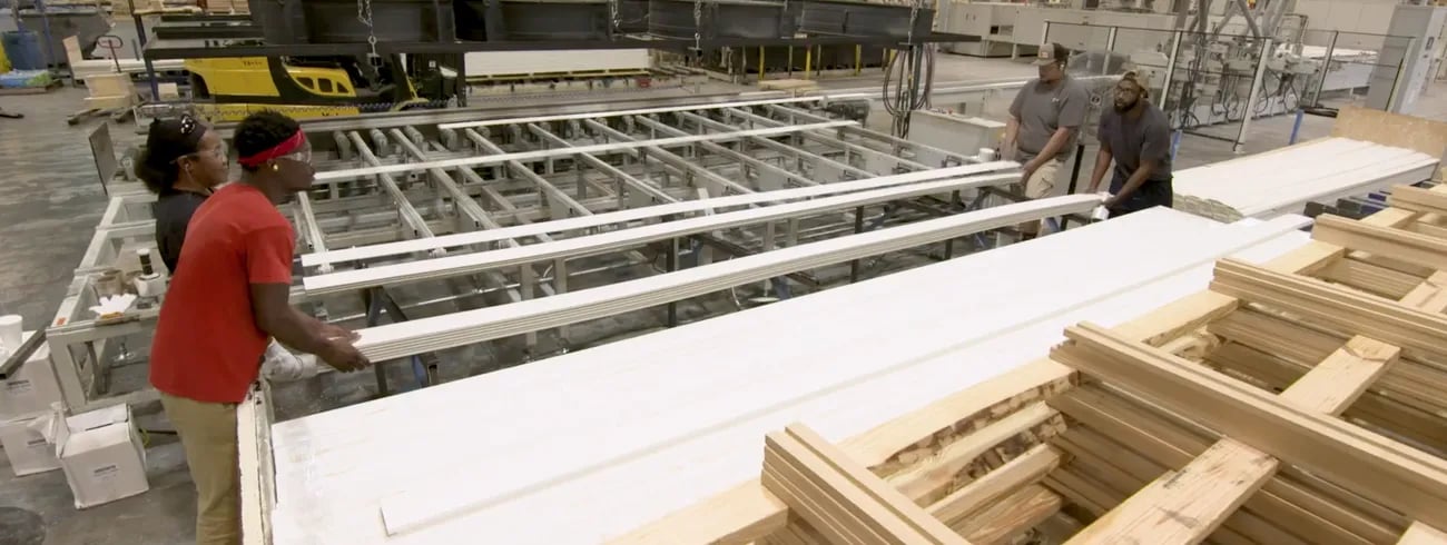 A complete moulding finishing line for TLC Mouldings